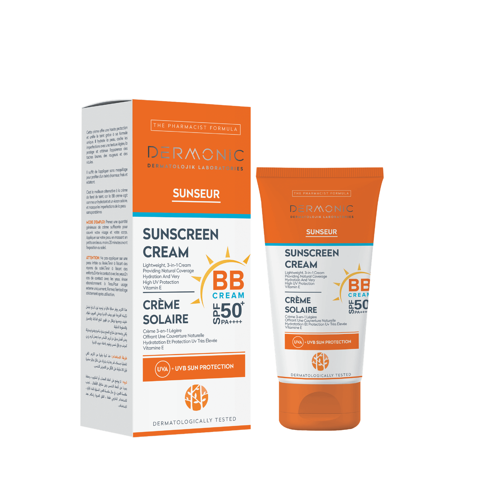 Sunscreen BB Cream SPF50+ - DERMONIC